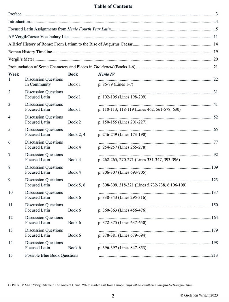 The Aeneid: Teaching Bundle for High School -- to Study Henle Fourth ...