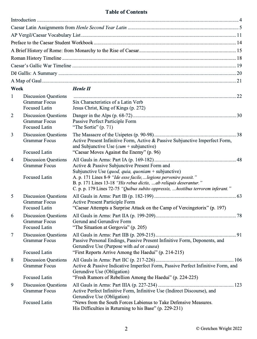 Caesar's Gallic Wars Part Two Teaching Bundle for High School Studying ...