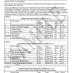 Caesar's Gallic Wars Part Two: Student Workbook for High School ...
