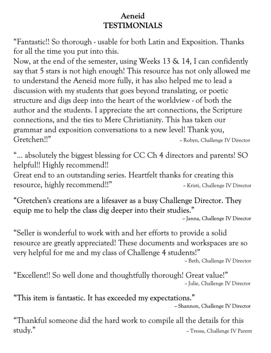 The Aeneid: Teaching Bundle for High School to Study Henle Fourth Year ...