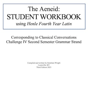 The Aeneid: Teaching Bundle for High School -- to Study Henle Fourth ...