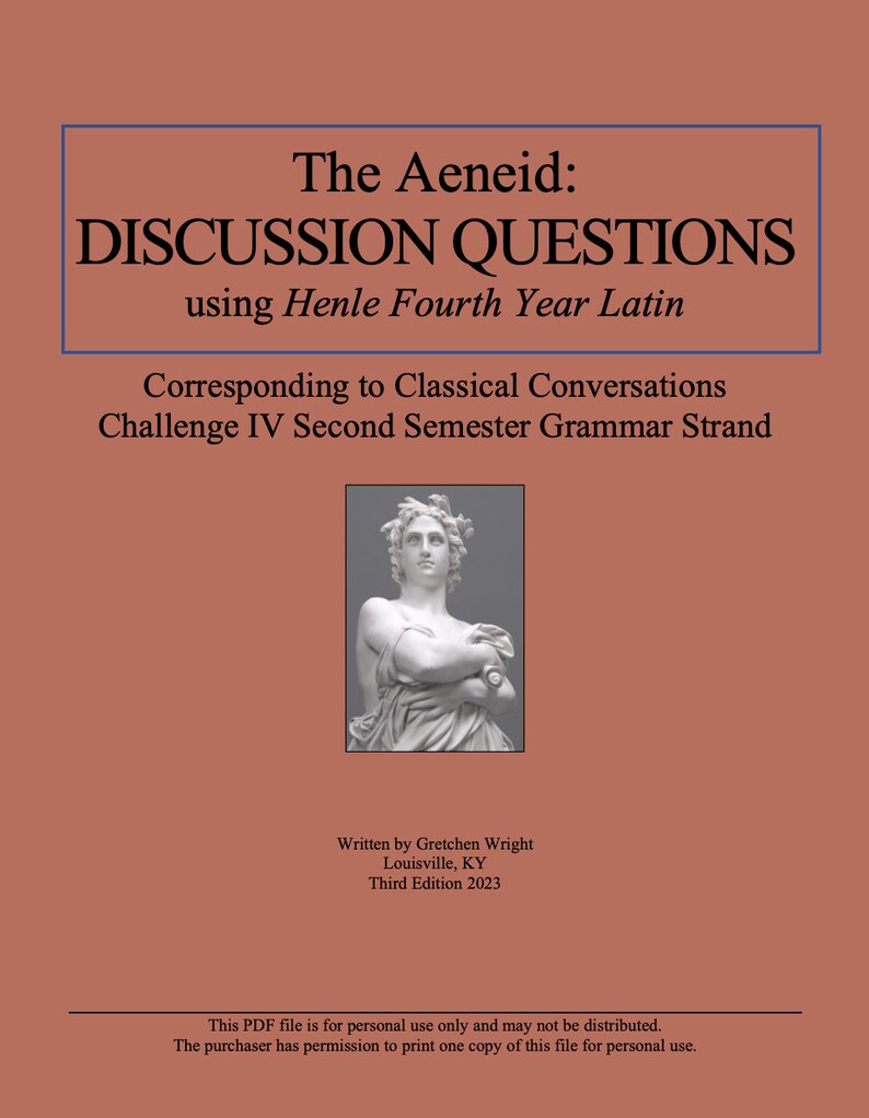 The Aeneid: Teaching Bundle for High School -- to Study Henle Fourth ...