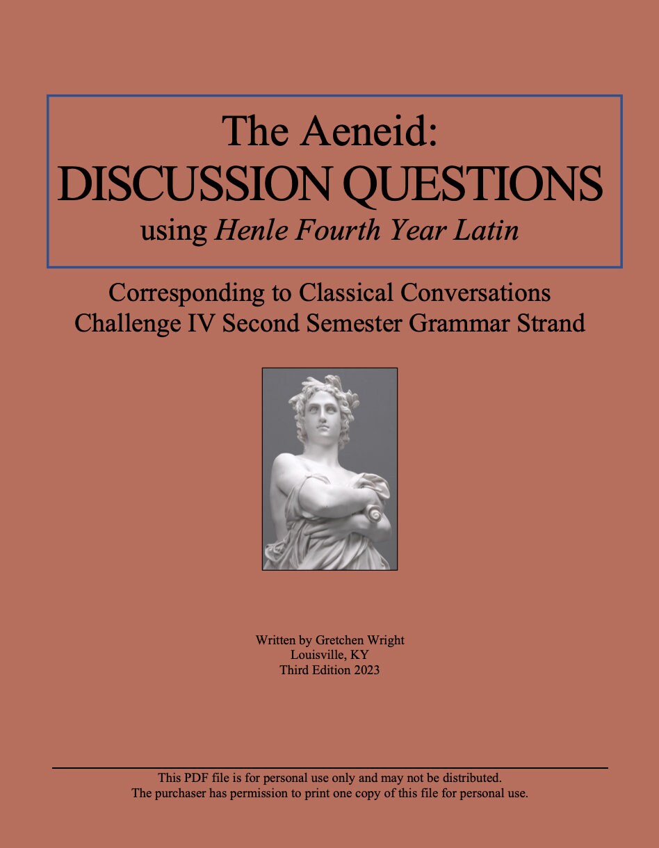 The Aeneid: Teaching Bundle for High School -- to Study Henle Fourth ...