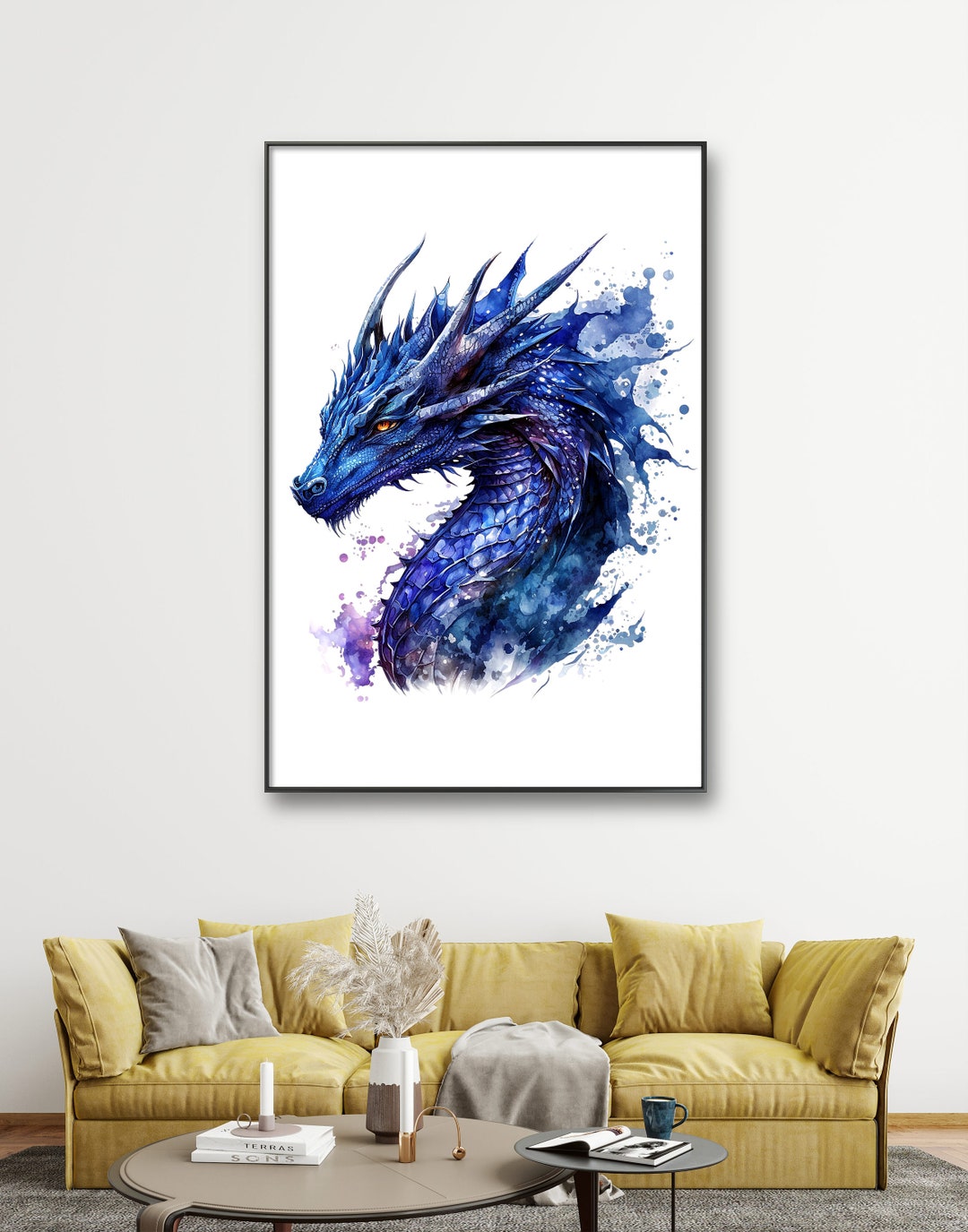 Dragon Poster, Art Poster, Gift Poster, Poster Wall Decoration, Home ...
