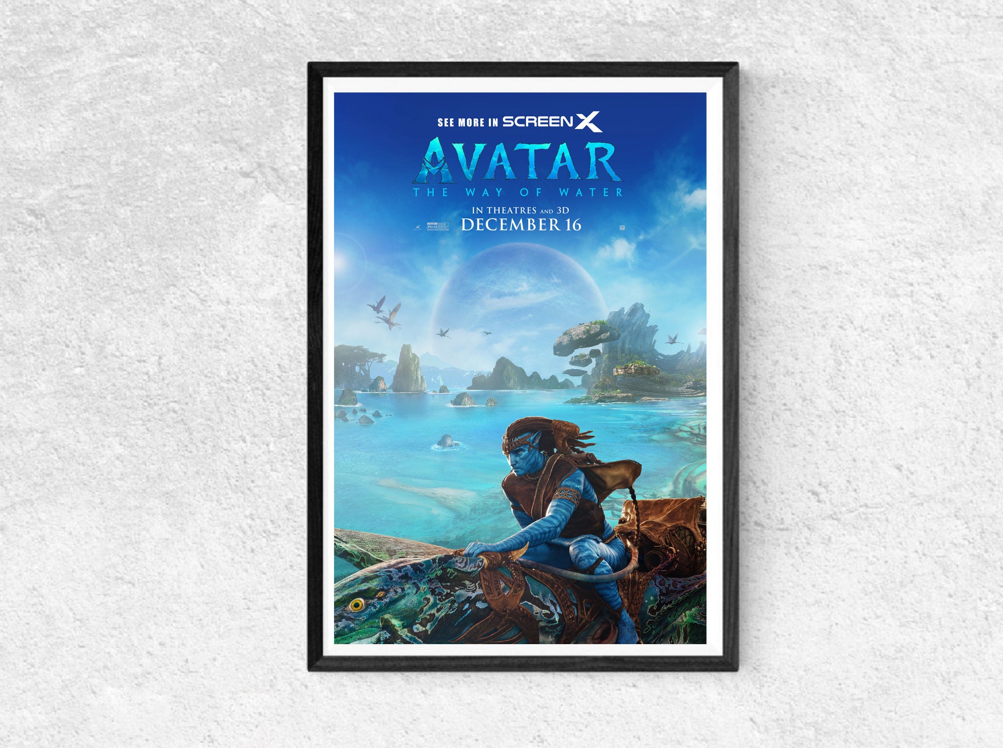Movie Poster Avatar The Way Of Water 2022 Starting at £10.99 By2 Thien
