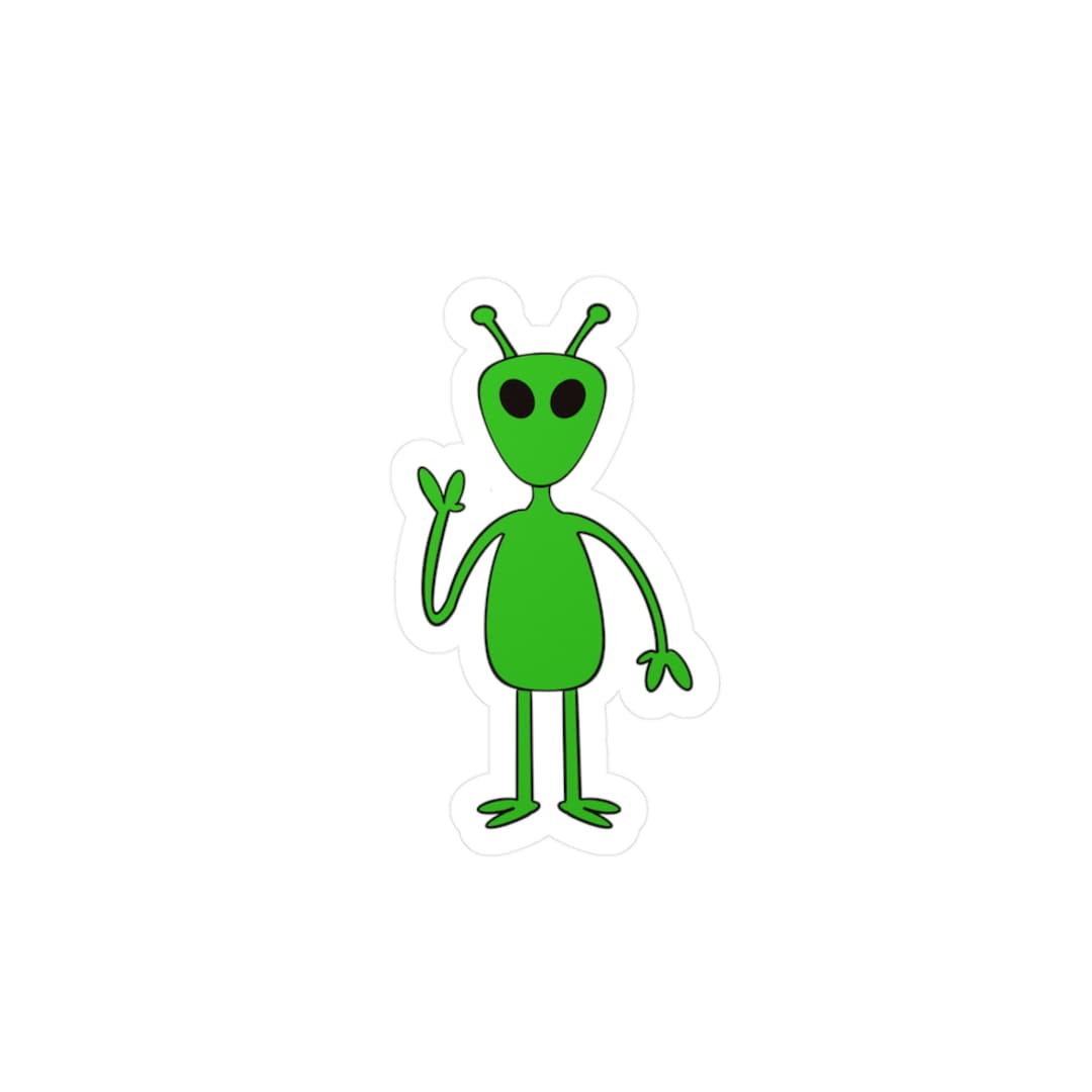 Alien Vinyl Decal Sticker - Etsy