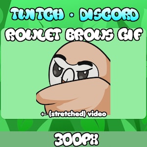 Twitch/discord Rowlet Brows Gif, Animated Rowlet Emote! Pokemon Sun ...