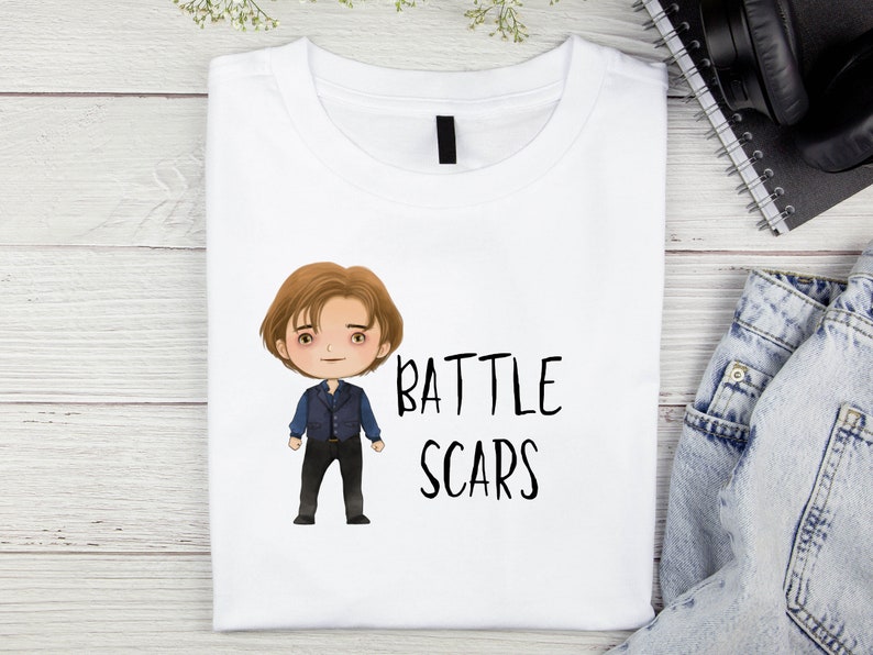 Battle Scars. Funny Twilight T-shirt. Jasper Whitlock Hale Tee - Etsy