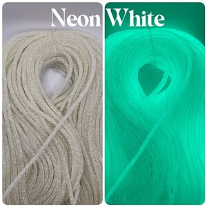 6mm Neon Color Cylinder Glitter String Trim, Soft Hallow Tube ...