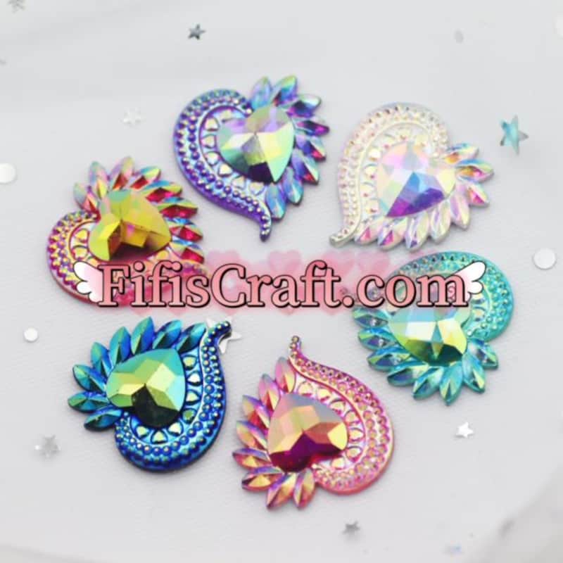 Feather in Resin Heart - Etsy