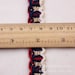 Navy, Red, Cream Tweed Embroidery Lace Trim by Yards, 1.5 Cm Wide ...