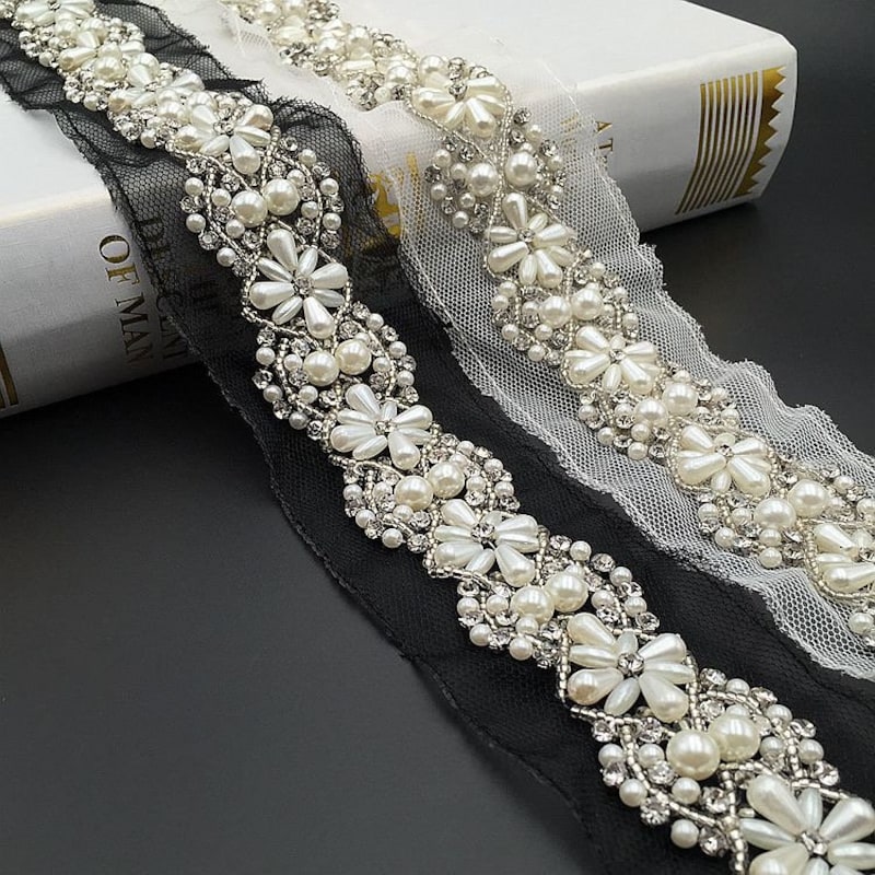 Pearl Beaded Trim - Etsy