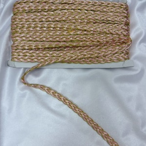 1/2 Inches Wide Braided Polyester Trim by Yard in 15 Colors - Etsy