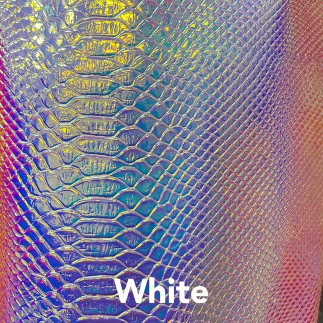 Faux Sheet in A4 Size, Python Print in Iridescent Colors, 5 Colors ...