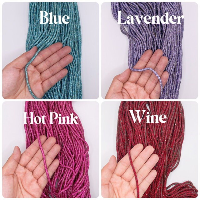 3mm Crystal Hoodi Lace, Rhinestone Shoe String With Metal Tip, Skirt ...