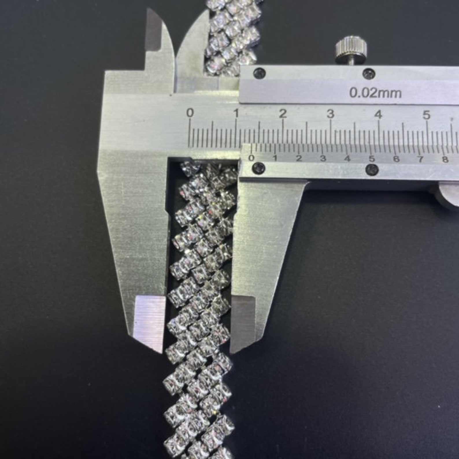 1.4 Cm/ 14mm Wide Rhinestone Trim by Yards, Crystal String Cord ...