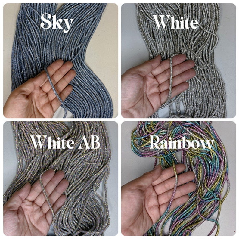 3mm Crystal Hoodi Lace, Rhinestone Shoe String With Metal Tip, Skirt ...