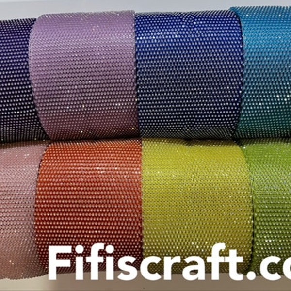 Rhinestone Fishnet Fabric - Etsy