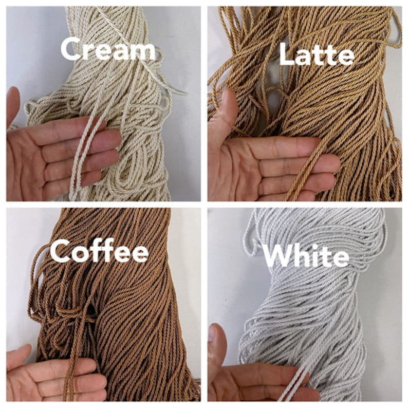 32 Colors of 3mm Wide Twist Cord Twist Rope Sewing Handcraft - Etsy