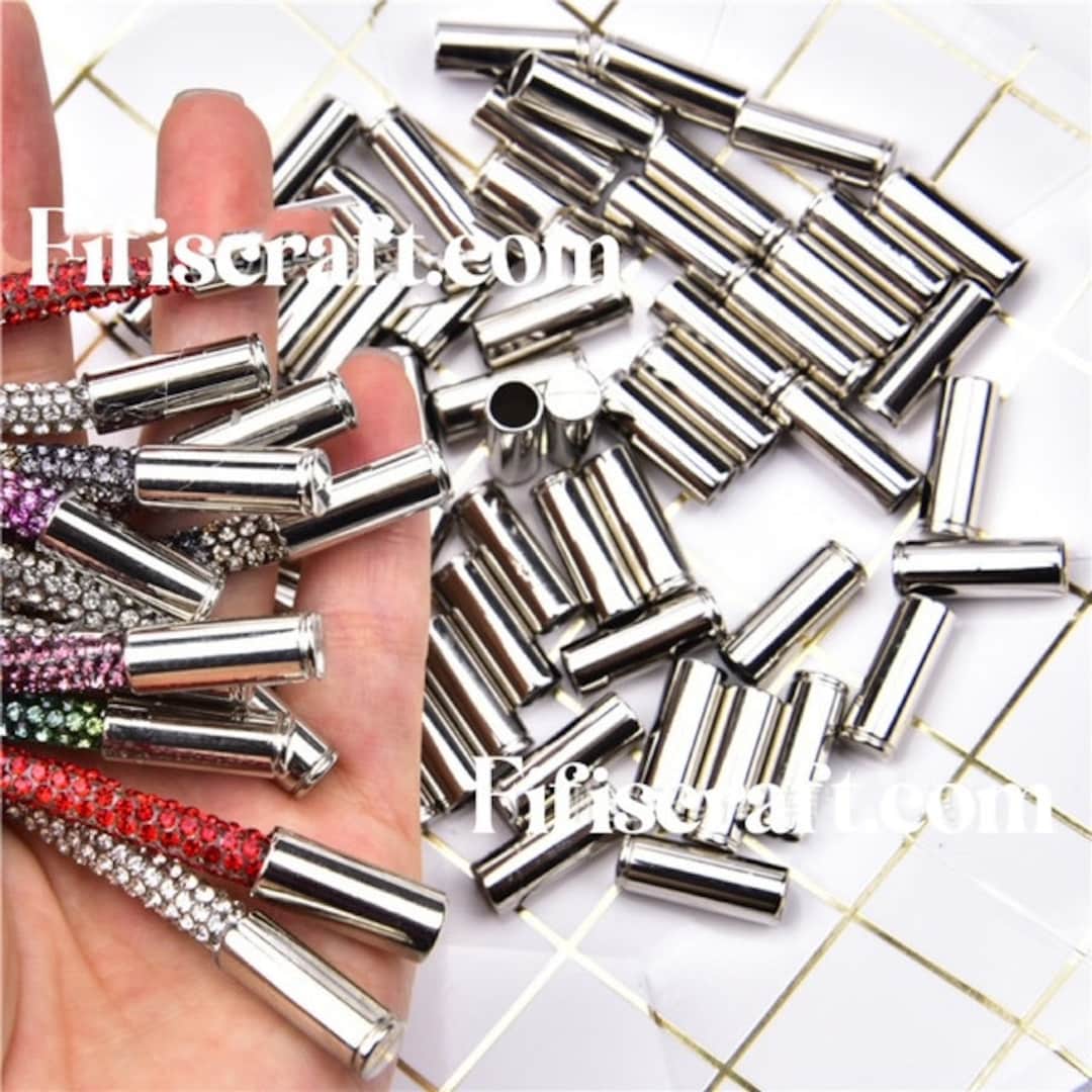 3MM and 6MM Drawstring Cord Stopper, Metal Ends for Drawstrings ...