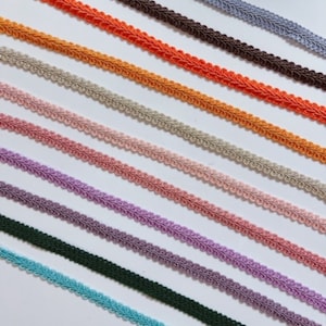 45 Colors of Braided Gimpy Trim by Yards,1-25 Yards, 1/2 Inches Wide - Etsy