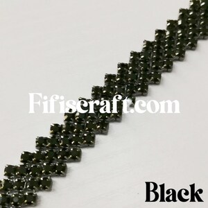 1.4 Cm/ 14mm Wide Rhinestone Trim by Yards, Crystal String Cord ...