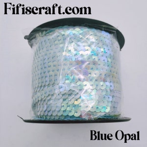 33 Colors of 6mm Iridescent Pearlized Sequin String by Yard, Rope ...