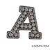 Irone on AB Rhinestone Large Alphabet Letters Patches, 5.5cm Tall ...