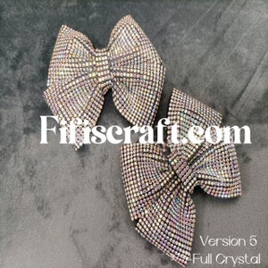 Rhinestone Bows of DIY Project, Clothing, Bridal, Shoes and Accessories ...