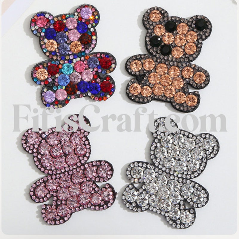 Rhinestone Bears - Etsy