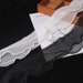 Double Layered Ruffle Lace Trim With Pearl on the Edge by Yard, 3 ...