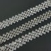 1.4 Cm/ 14mm Wide Rhinestone Trim by Yards, Crystal String Cord ...