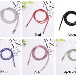 3mm Crystal Hoodi Lace, Rhinestone Shoe String With Metal Tip, Skirt Drawstring 28-55 Inches ...