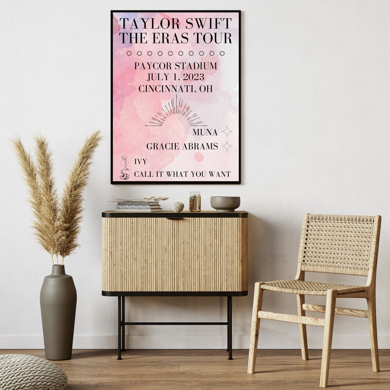 Eras Tour Poster Cincinnati, OH July 1 - Etsy