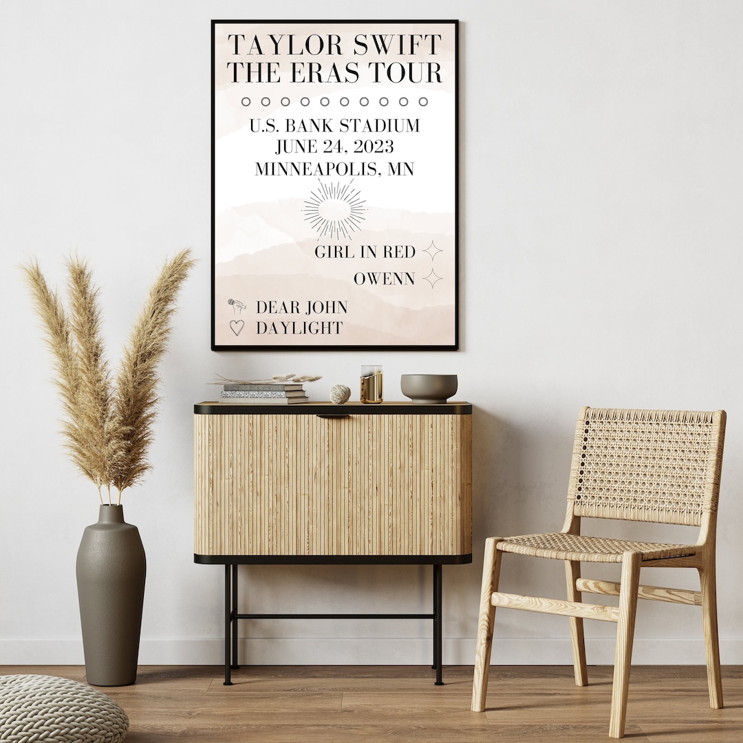 Eras Tour Poster Minneapolis, MN June 24 - Etsy