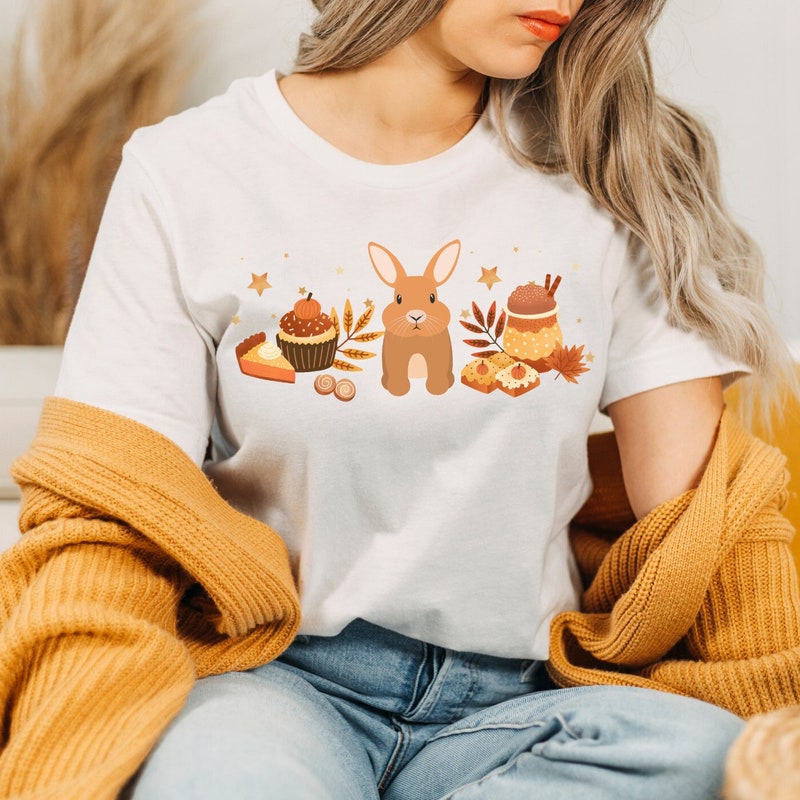 Rabbit T Shirt - Etsy
