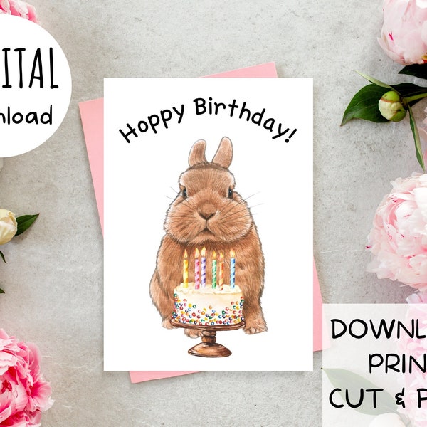 Bunny Birthday - Etsy