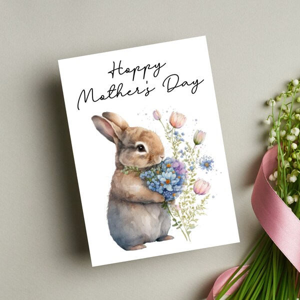 Bunny Note Cards - Etsy