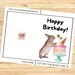 Printable Bunny Birthday Card Funny Animal Birthday Card - Etsy