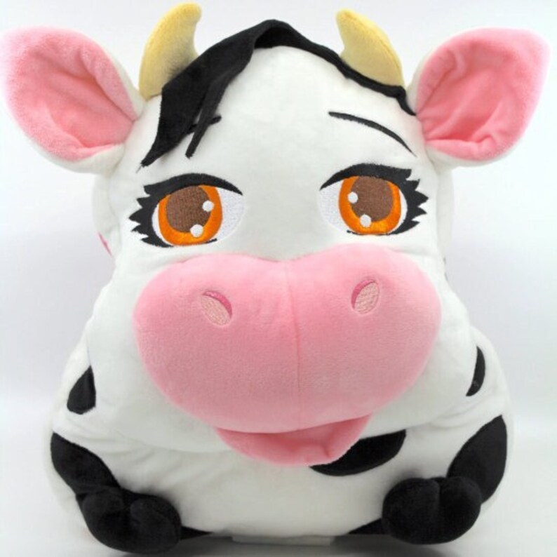Backpack Klara the Cow Plush Backpack - Etsy