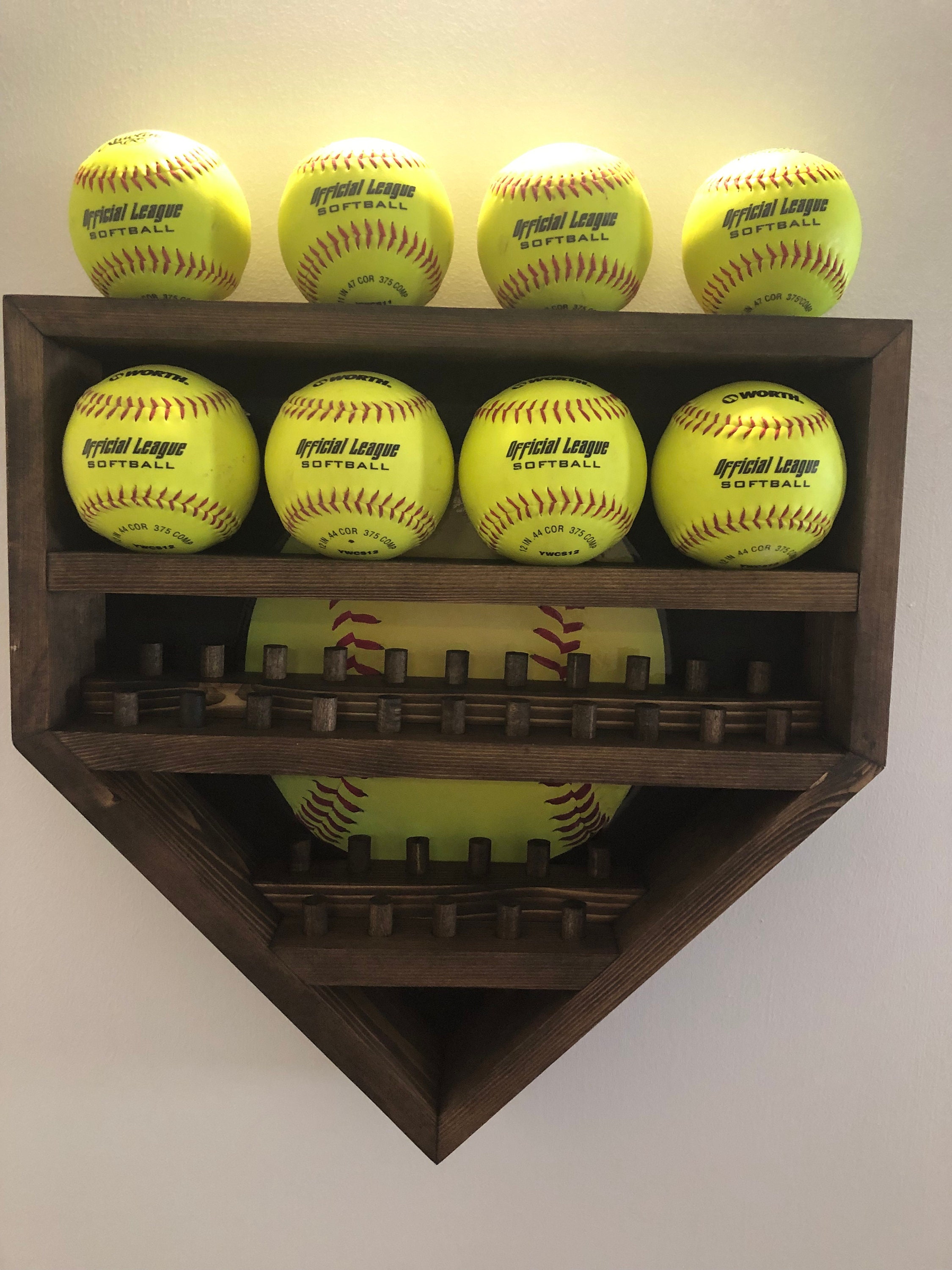 Large Softball Ring/ball Holder - Etsy