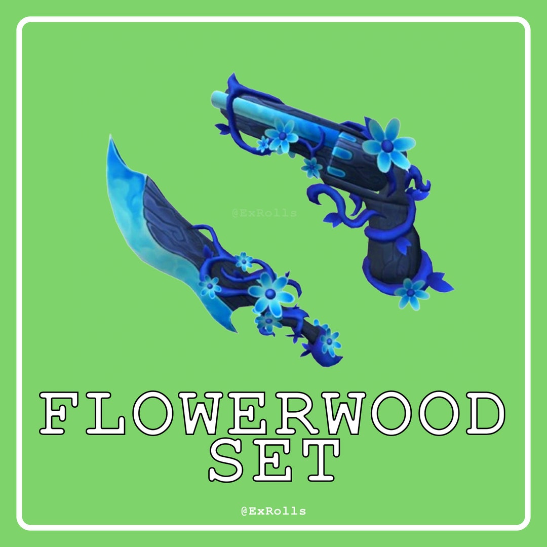 MM2 Flowerwood Set Roblox Murder Mystery 2 MM2 Godly - Etsy