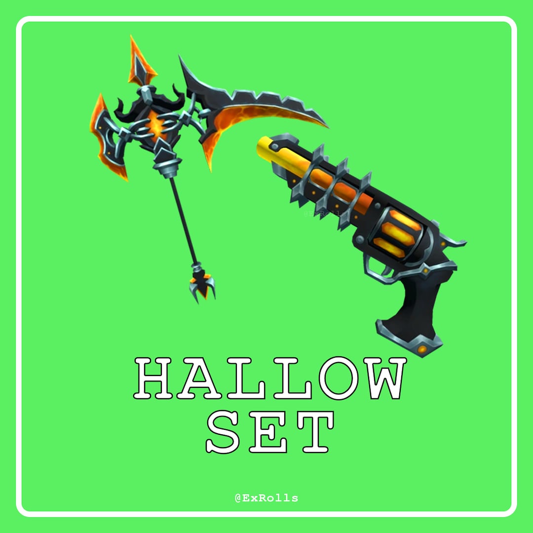 MM2 Hallow Set Hallowscythe and Hallowgun Roblox Murder Mystery 2 MM2 Godly - Etsy