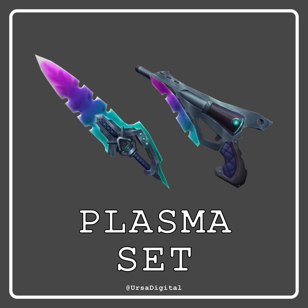 MM2 Plasma Set - Plasmablade and Plasmabeam - Murder Mystery 2 - MM2 ...