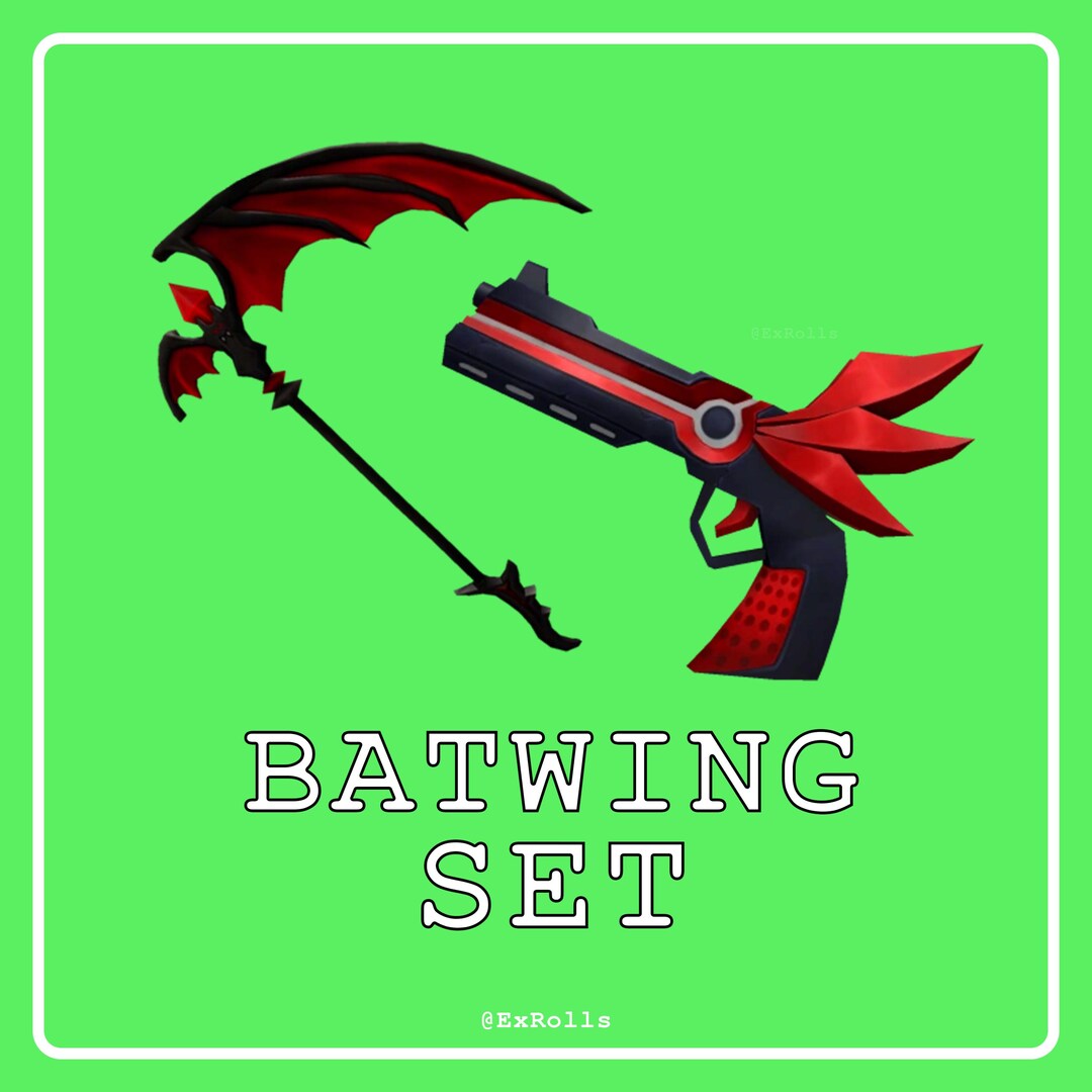 MM2 Batwing Set Batwing and Darkbringer Roblox Murder Mystery 2 MM2 ...