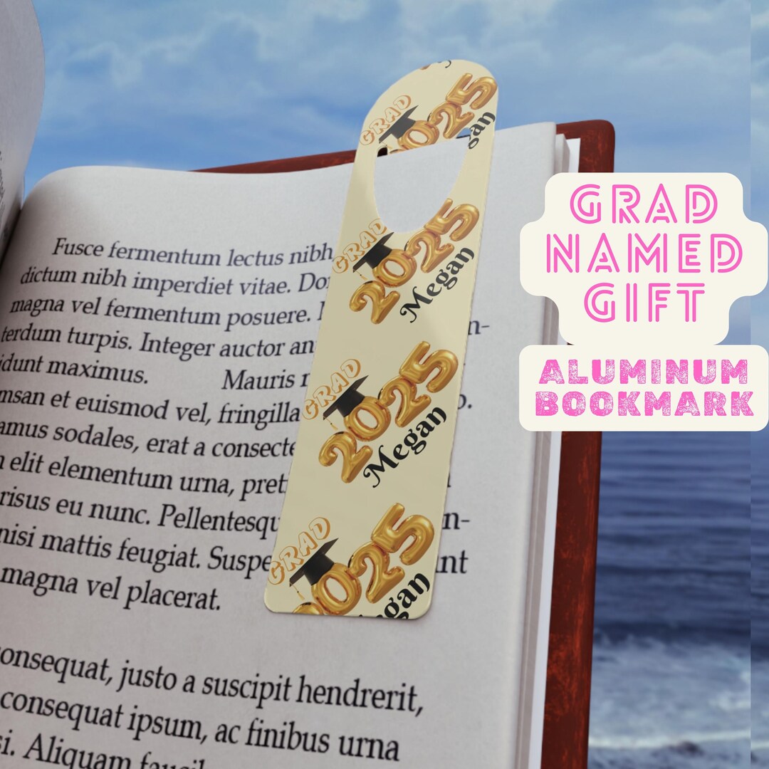 Personalized Grad Book Mark, Grad 2025 Special Gift, Book Mark Gift ...
