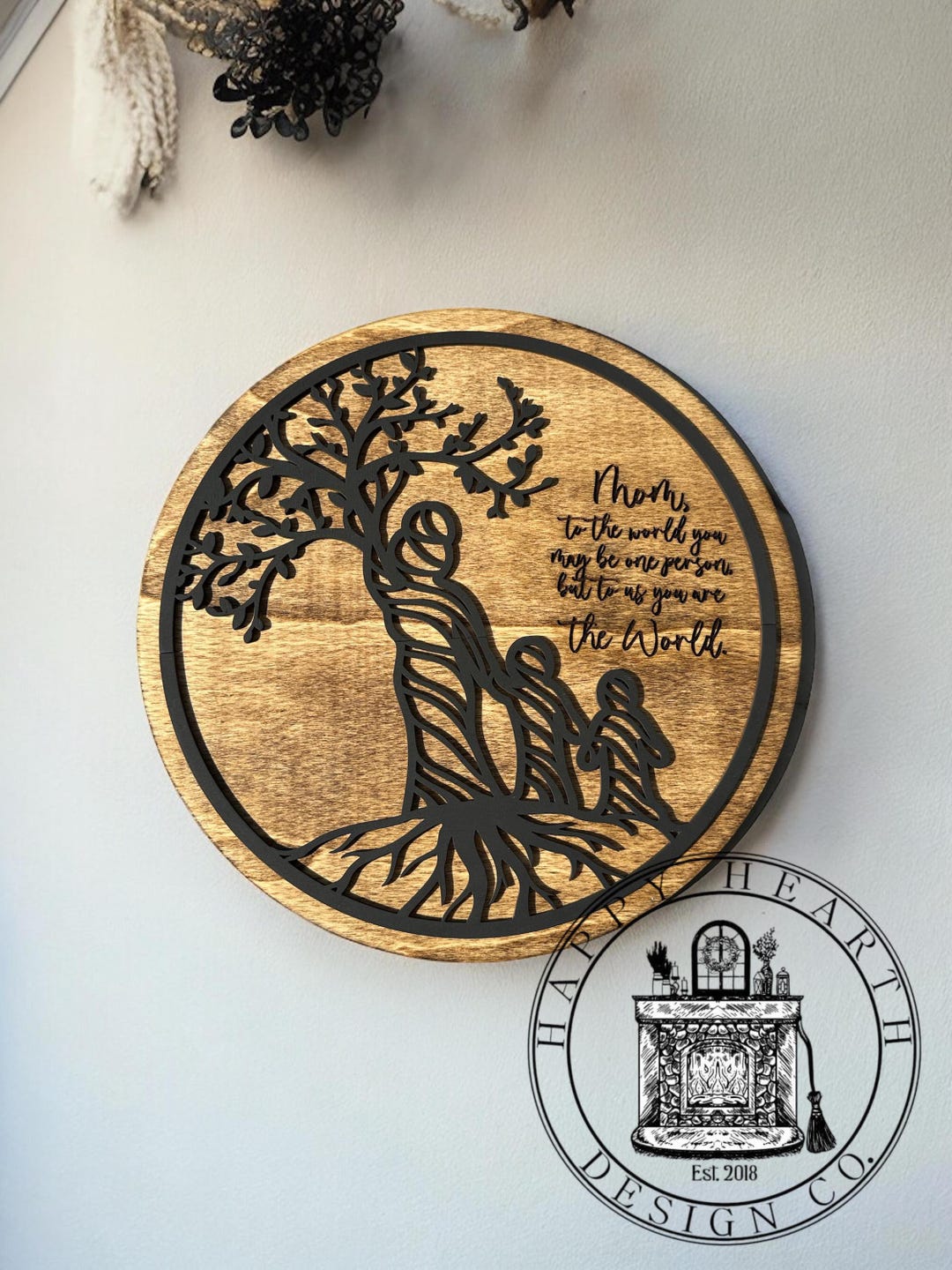 Mom Tree of Life Wall Decor - Etsy