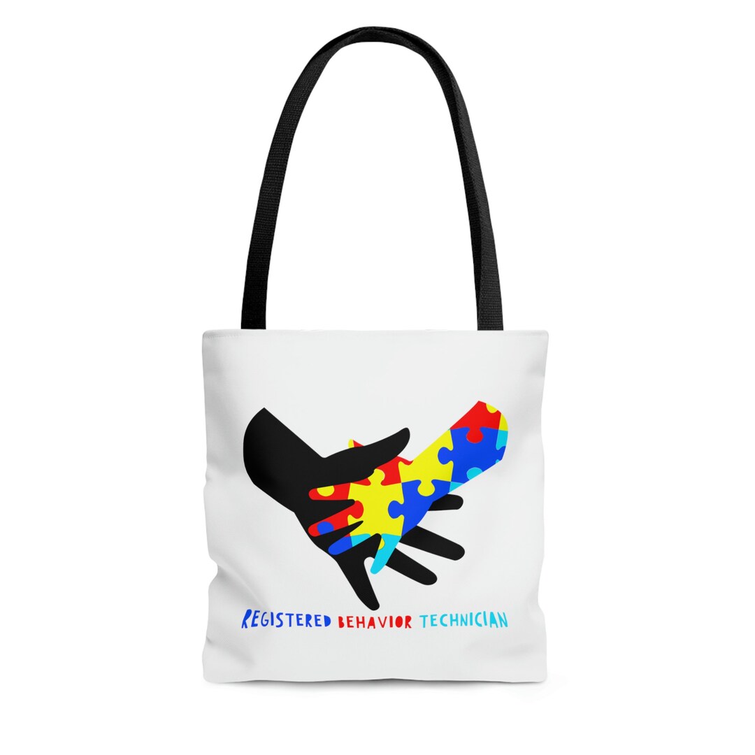 RBT Tote Bag, RBT Gifts, Puzzle Piece, RBT Christmas, Behavior ...