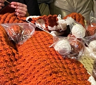 University of Texas Longhorn Crochet Blanket - Etsy