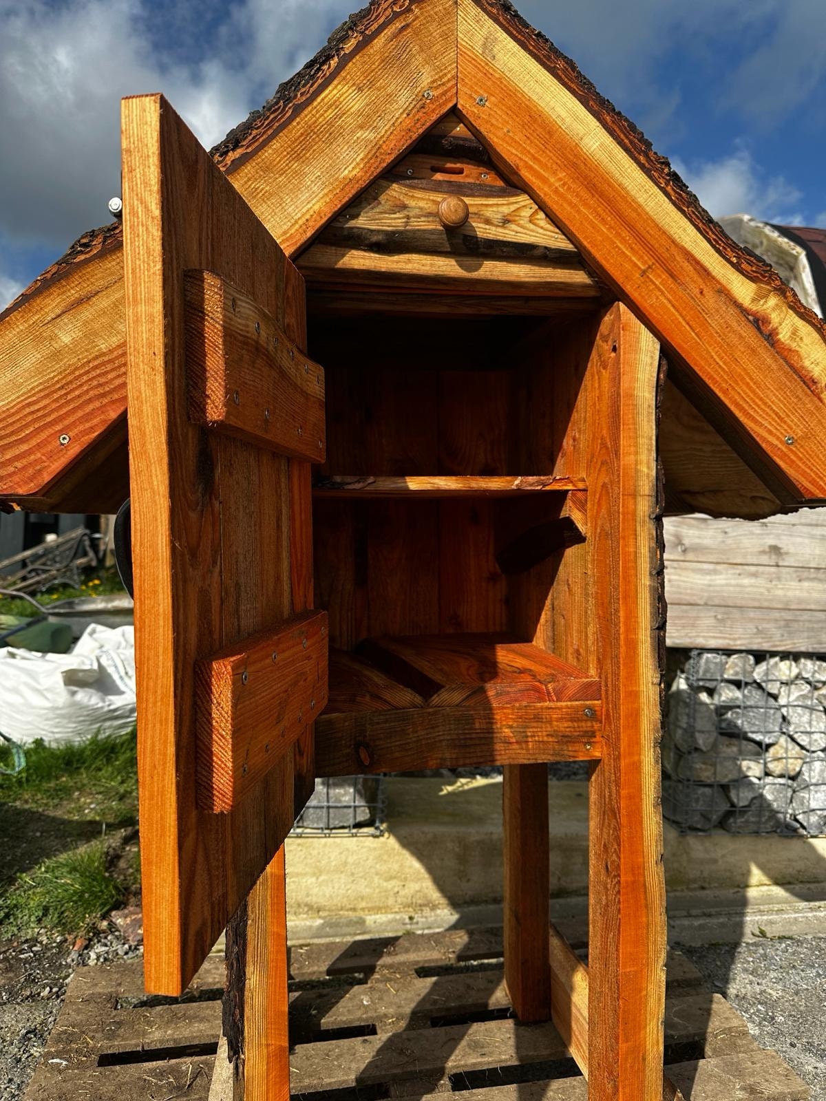 Tiny House Produce Selling Hut Honesty Stall With Personalised Engraved ...